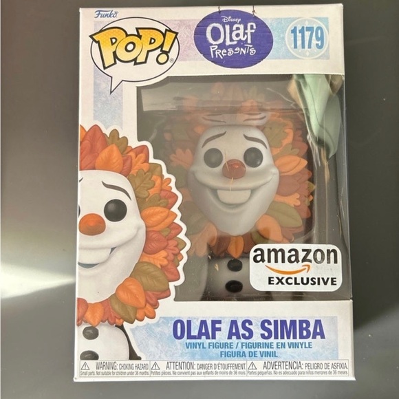 Funko | Toys | Funko Pop Disney Olaf As Simba Amazon Exclusive | Poshmark